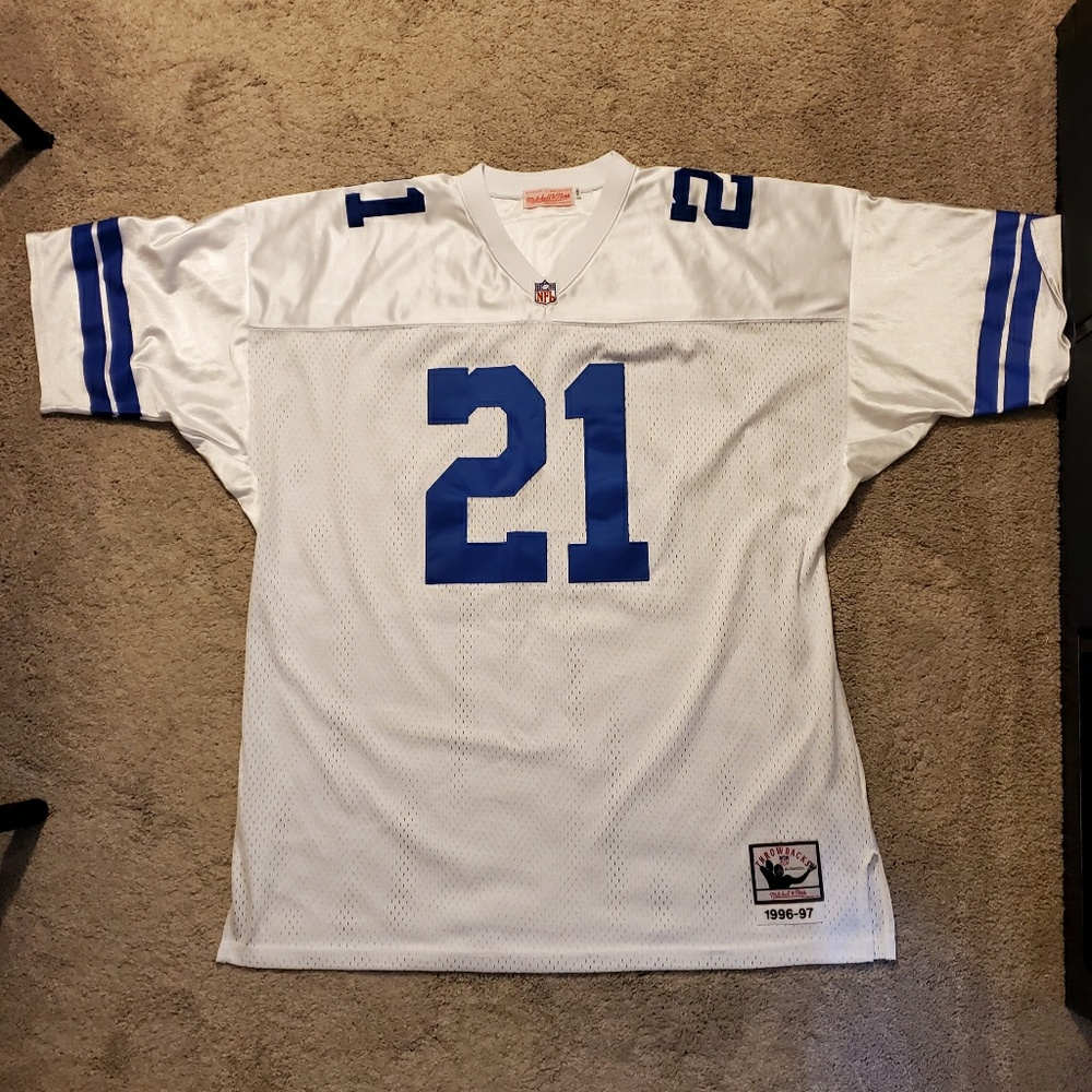 Mitchell & Ness Vintage. Deion Sanders #21 Cowboy - Gem